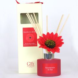 Diffuser with Flower-Strawberries&Fizz